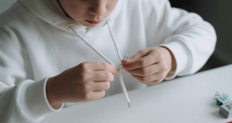 How to get a Hoodie String Back in 丨Repair Guide丨Sumkclothing